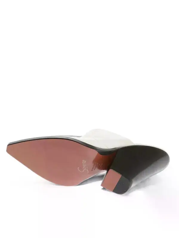 SONORA Hammered Leather Pointed-toe Sandals