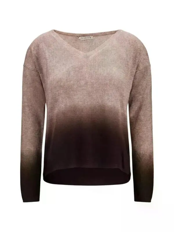 MIRROR IN THE SKY Gradient-dyed Cashmere Sweater - Neutrals