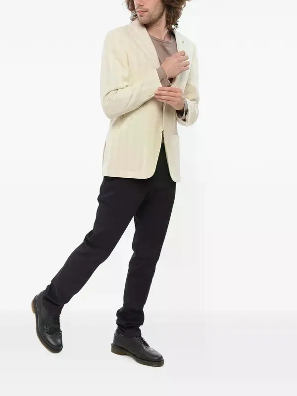 Corneliani Striped Single-breasted Blazer