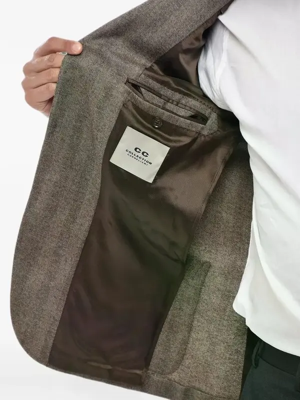 Corneliani Herringbone Single-breasted Blazer