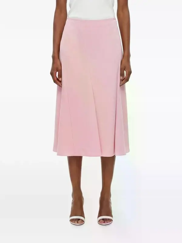 JIL SANDER Wool Sablé Skirt