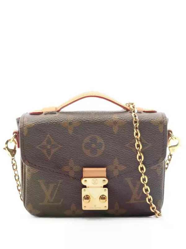 LOUIS VUITTON Monogram Micro Metis Mini Shoulder Bag - Brown