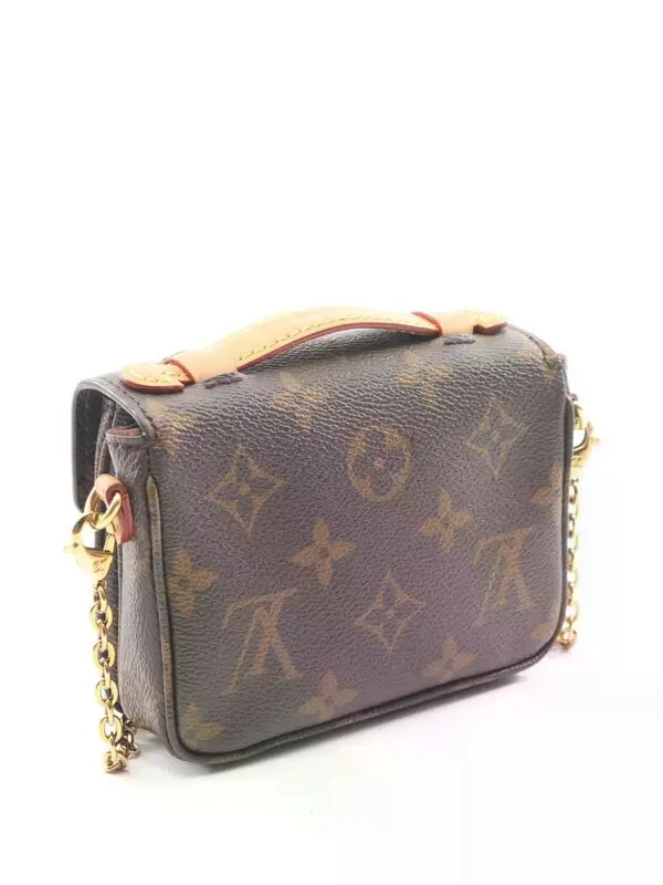 LOUIS VUITTON Monogram Micro Metis Mini Shoulder Bag - Brown
