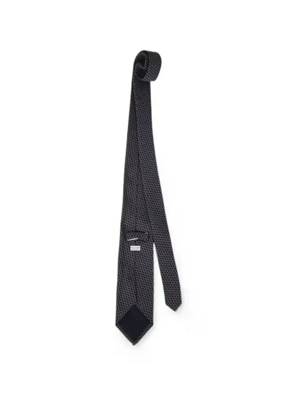 Pal Zileri Geometric-pattern Silk Tie