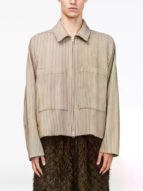 SONG FOR THE MUTE Patch-pocket Cropped Jacket