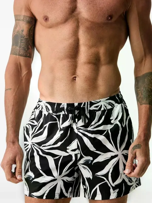 Marc O'polo Floral-print Drawstring Swim Shorts