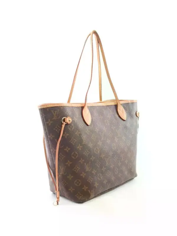 LOUIS VUITTON 2010s Monogram Neverfull Mm Tote Bag - Brown