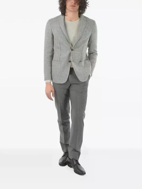 Corneliani Houndstooth Single-breasted Blazer