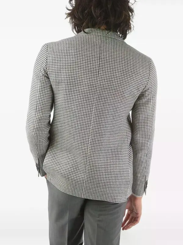Corneliani Houndstooth Single-breasted Blazer