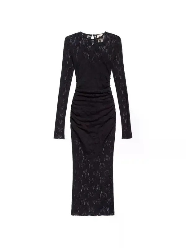 ANIYE BY Lace Midi Dress With Ruched Detailing