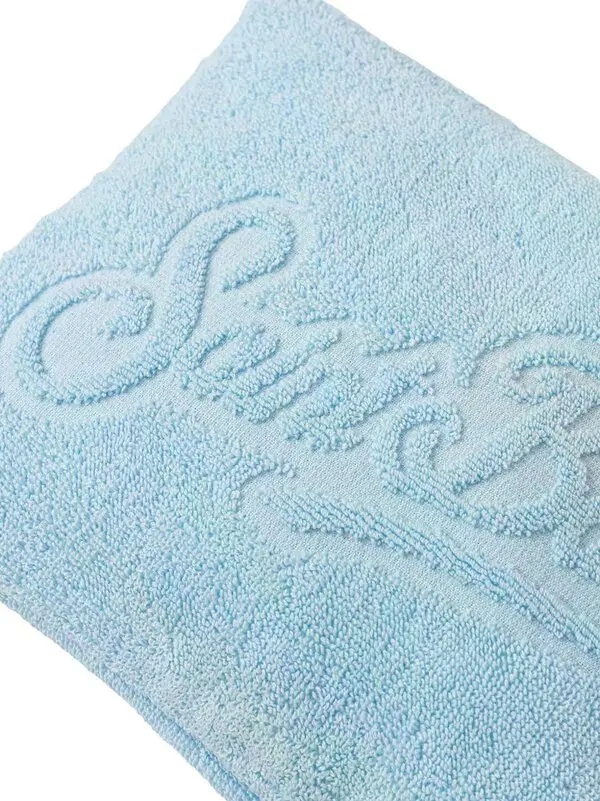 MC2 SAINT BARTH Terry Jacquard Logo Pochette - Blue