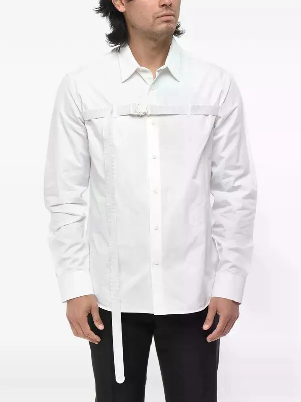 Off-White Buckle-detail Poplin Shirt