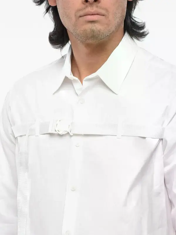 Off-White Buckle-detail Poplin Shirt