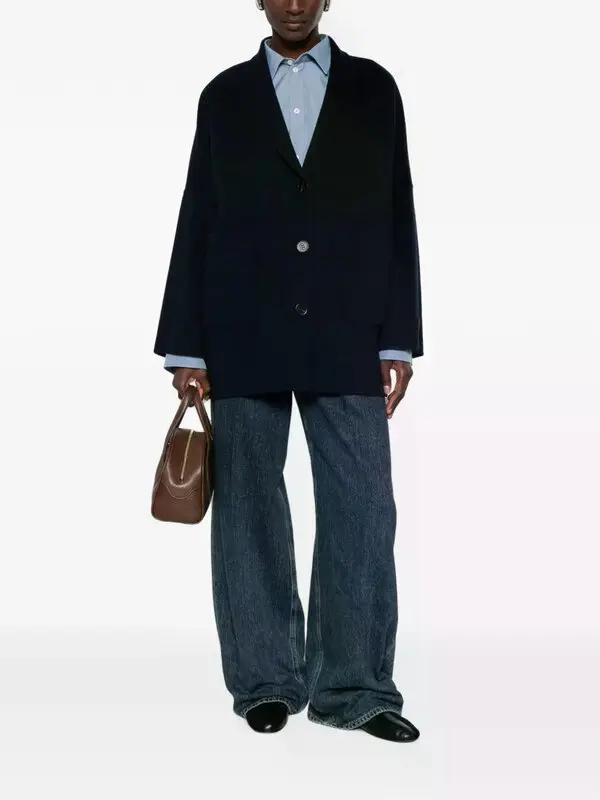 ERMANNO FIRENZE Shawl-lapel Patch-pocket Jacket