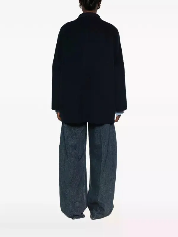 ERMANNO FIRENZE Shawl-lapel Patch-pocket Jacket