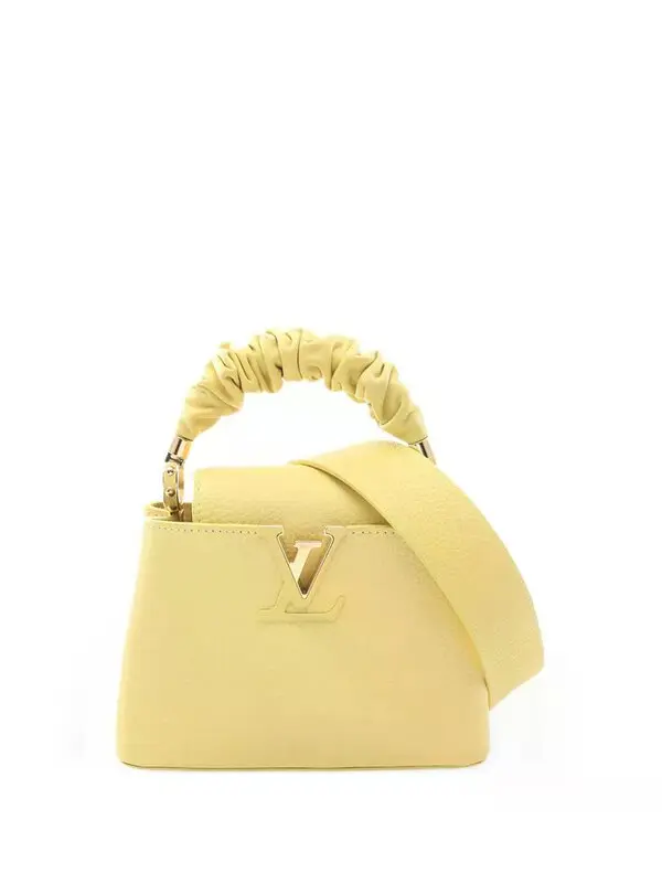 LOUIS VUITTON Taurillon Capucines Bb Satchel