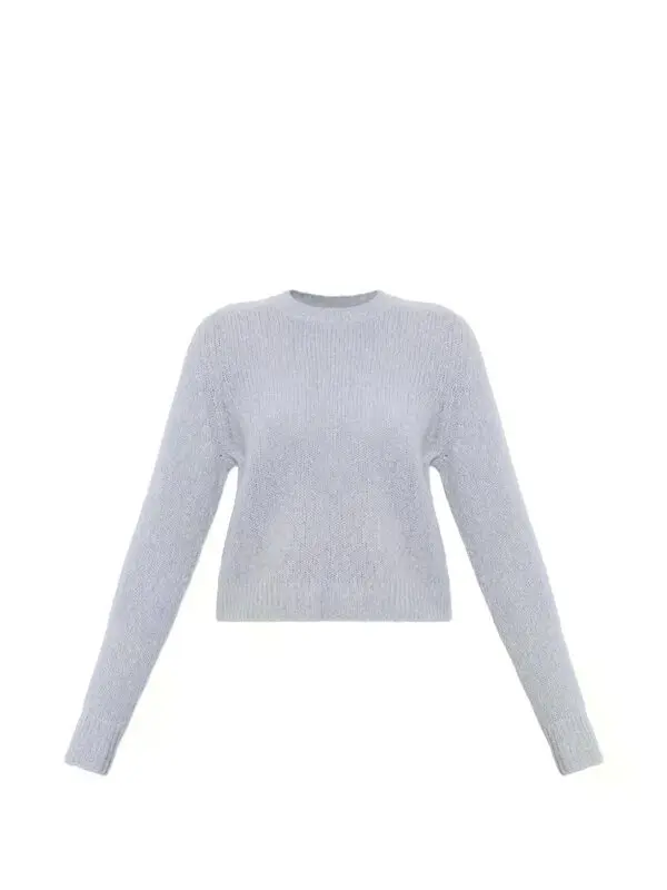LISA YANG Solene Ribbed-trim Sweater - Blue