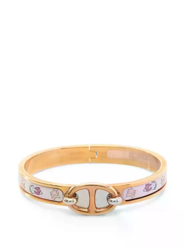 Hermès 2010s Mini Chaine D'ancre Funny Ice Cream Bracelet - Gold
