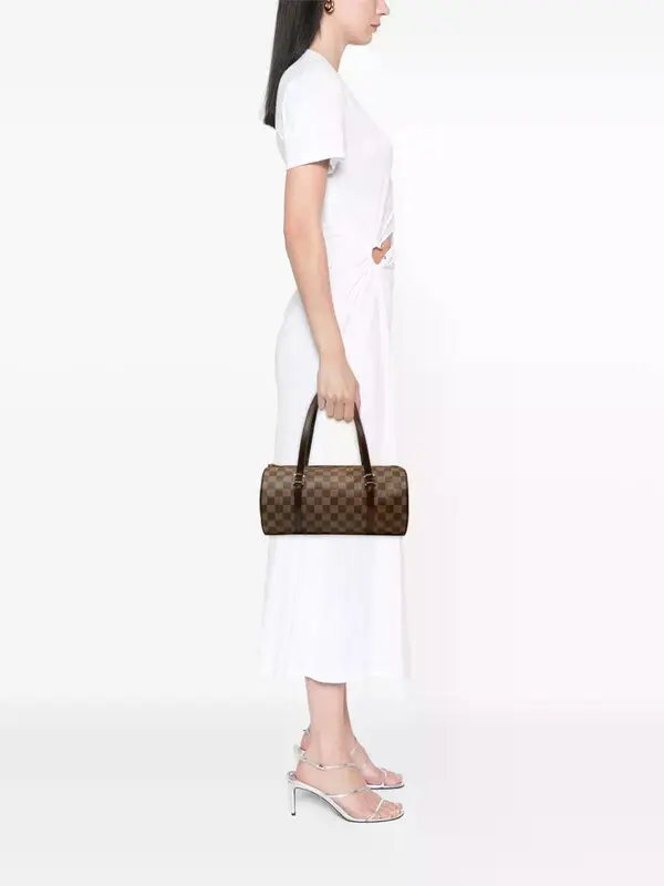 LOUIS VUITTON 2004 Damier Ebene Papillon 30 Handbag