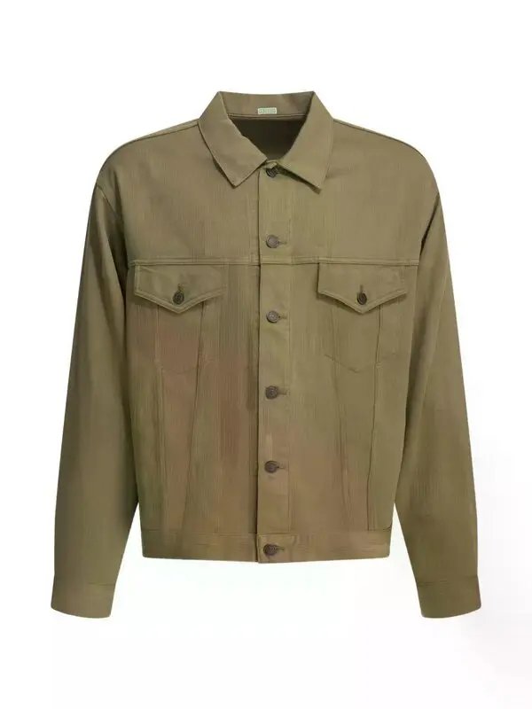 A.PRESSE 3rd Type Button-up Denim Jacket - Neutrals