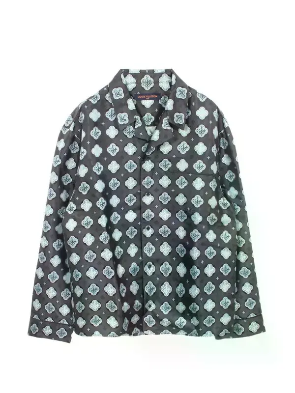 LOUIS VUITTON 2020s Monogram Pattern Long-sleeve Pajama Shirt