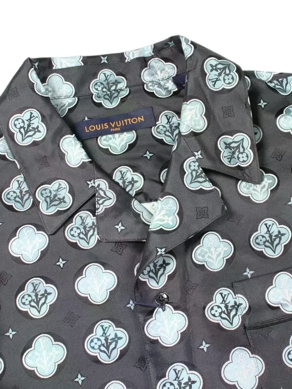 LOUIS VUITTON 2020s Monogram Pattern Long-sleeve Pajama Shirt