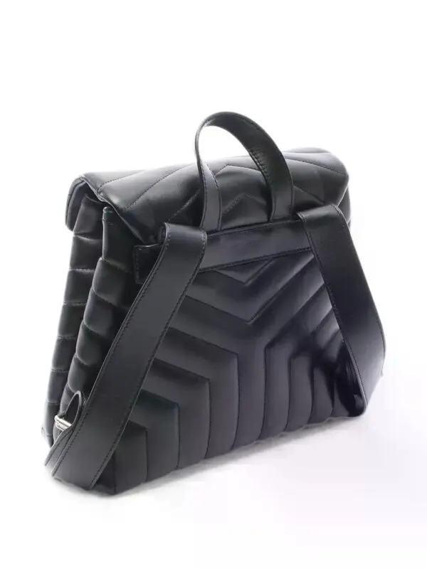 Saint Laurent 2010s Lulu Quilted Leather Backpack
