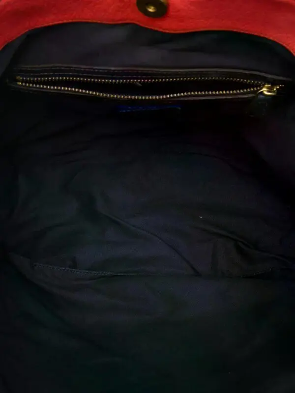 Burberry 2000-2017 Leather Trimmed Canvas Tote Bag