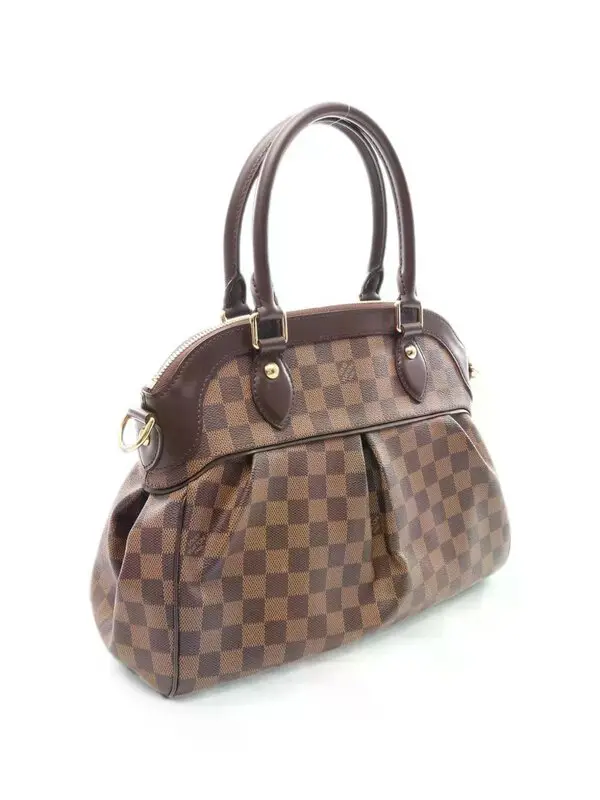 LOUIS VUITTON 2007 Trevi Pm Damier Ebene Handbag