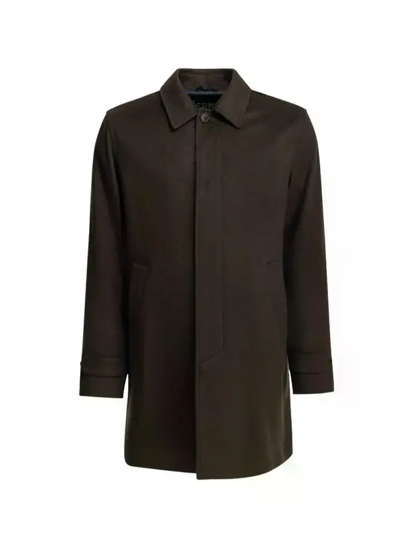 Herno Cashmere Single-breasted Coat