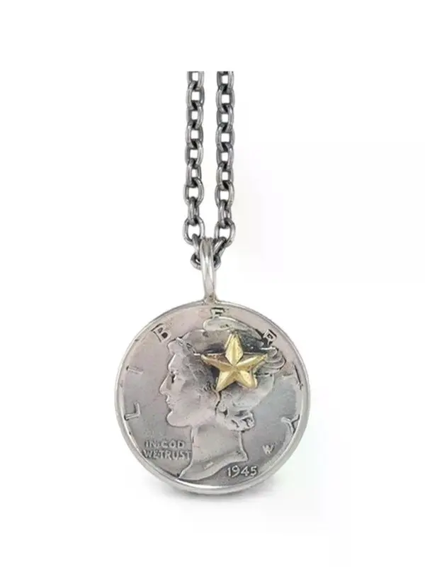 NORTH WORKS Star Pendant Coin Necklace