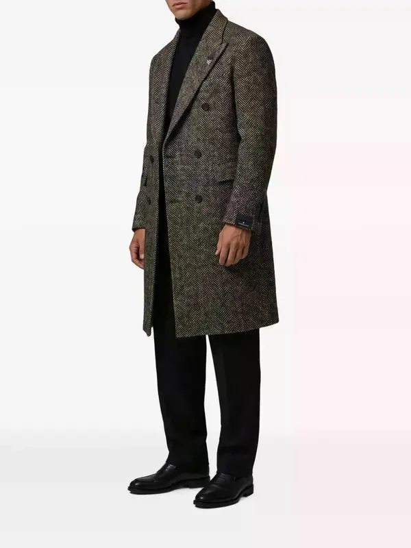 Tagliatore Pino Lerario Herringbone Coat