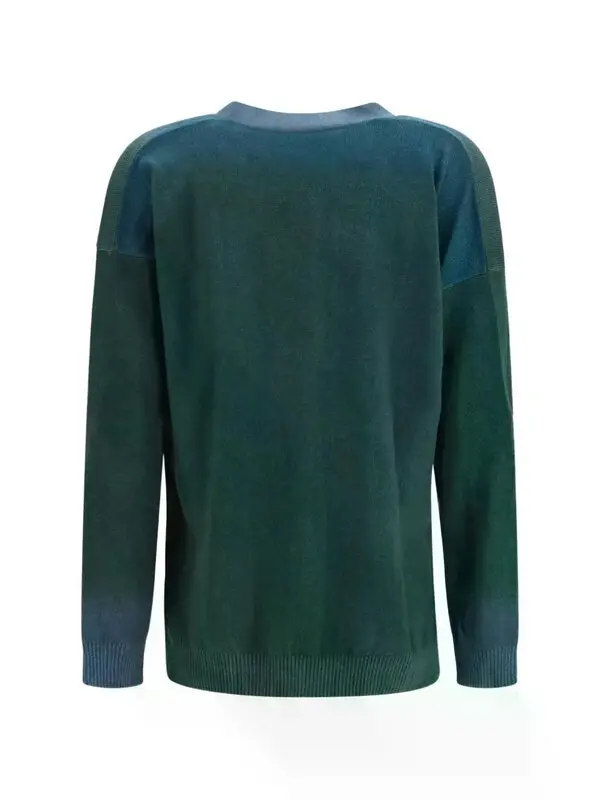 MIRROR IN THE SKY Gradient Cashmere Cardigan