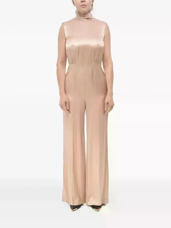 SA SU PHI Tie-neck Jumpsuit