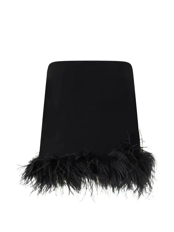 P.a.r.o.s.h Feather-trim Skirt