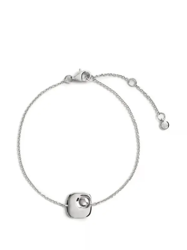 Monica Vinader Square Pendant Bracelet - Silver