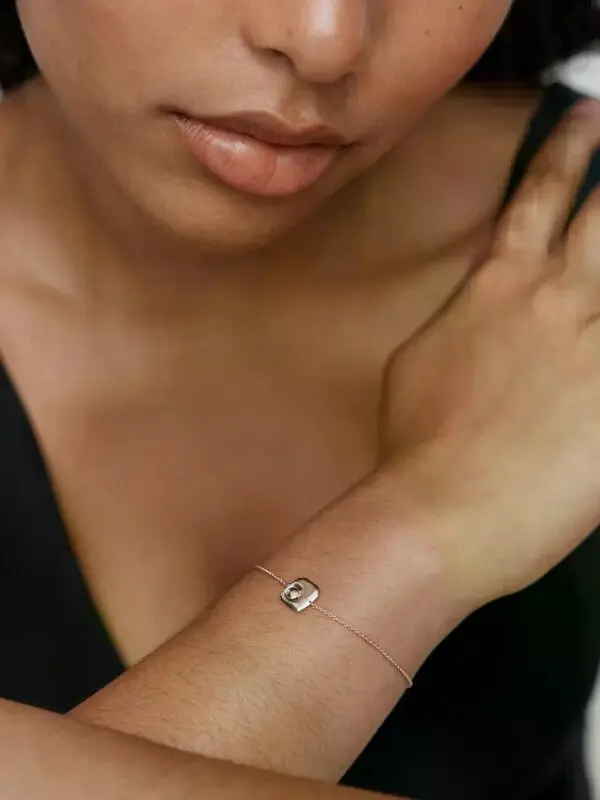 Monica Vinader Square Pendant Bracelet