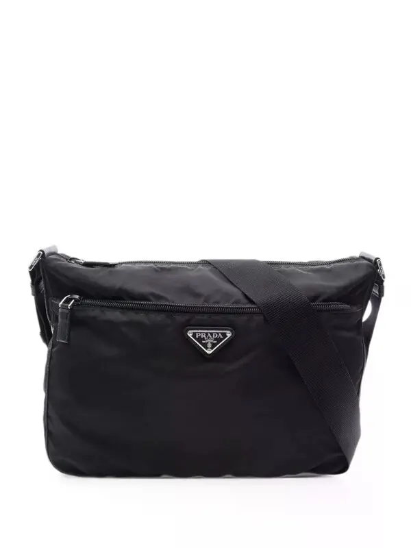 Prada 2010s Vela Shoulder Bag - Black