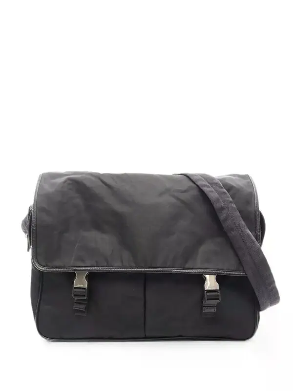 Prada 2000s Saffiano Leather Messenger Bag