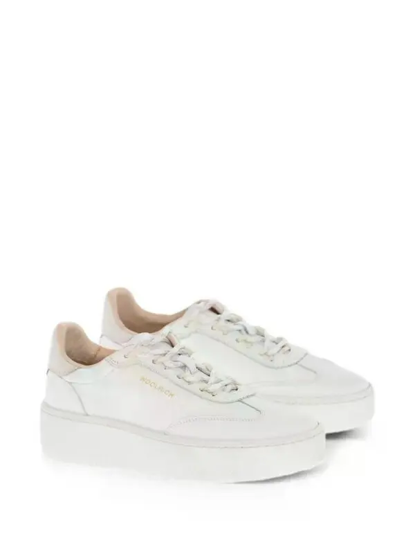 Woolrich Leather Lace-up Sneakers