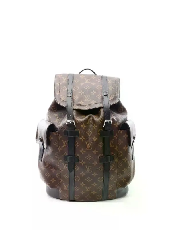 LOUIS VUITTON Christopher Mm Monogram Macassar Backpack - Brown
