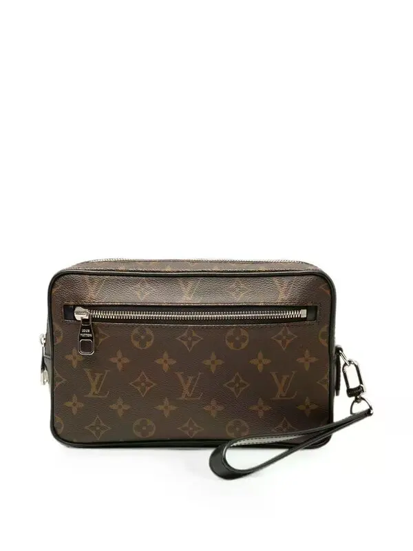 LOUIS VUITTON 2019 Monogram Macassar Kasai Clutch Bag
