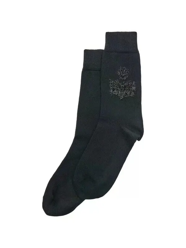 Isabel Marant Étoile Sourya Logo-embroidered Crew Socks - Black