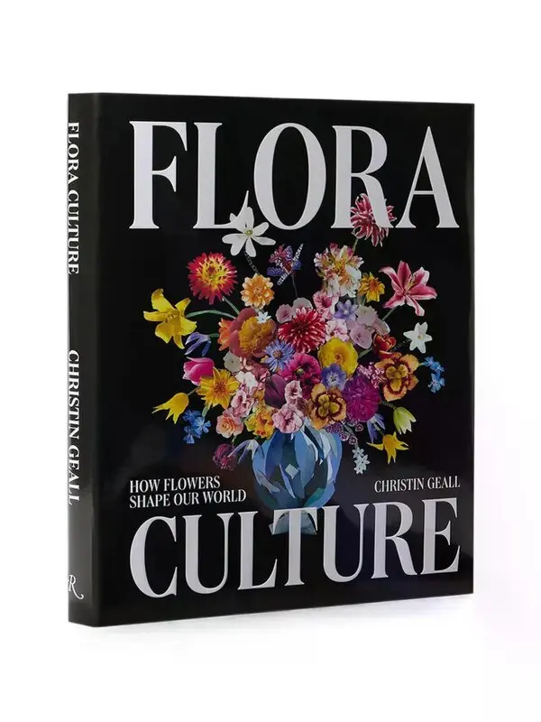 RIZZOLI Floral-print Paper Book - Black