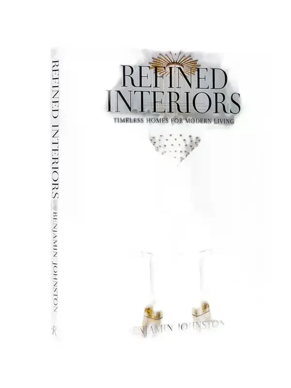 RIZZOLI Gilt-edged Refined Interiors Book