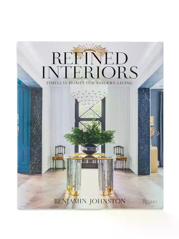 RIZZOLI Gilt-edged Refined Interiors Book