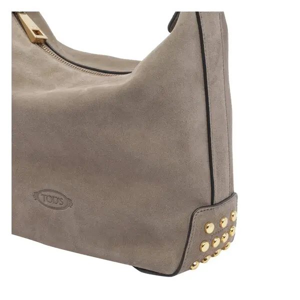TOD'S Mini Metal Dots Handbag - Gray