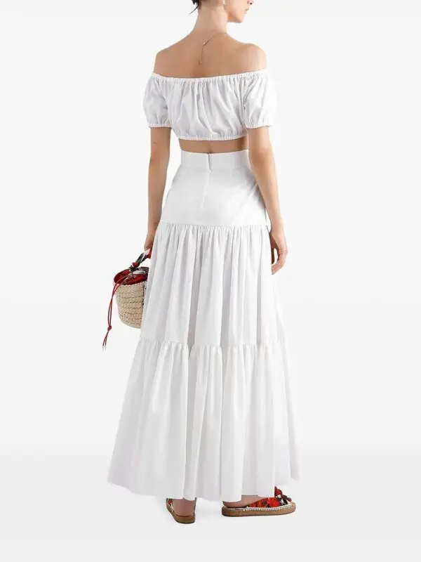 Dolce & Gabbana Ruched Cropped Top