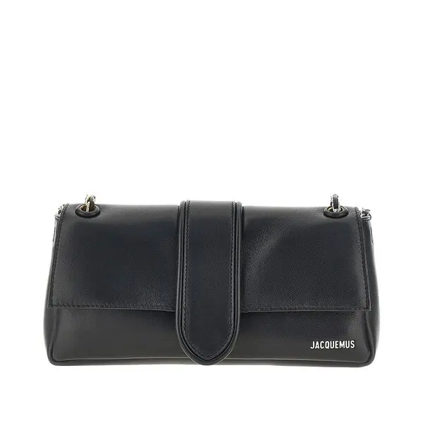 Jacquemus Bambino Chaîne' Nappa Leather Bag - Black