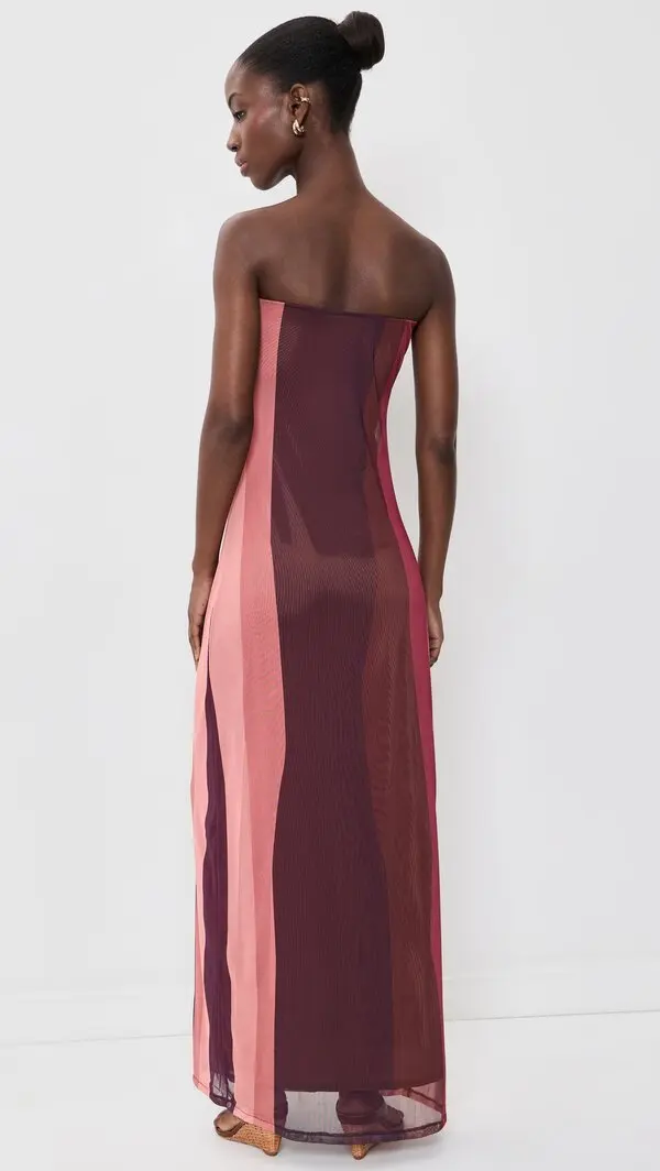 DRESS TO Brisa Strapless Maxi Dress